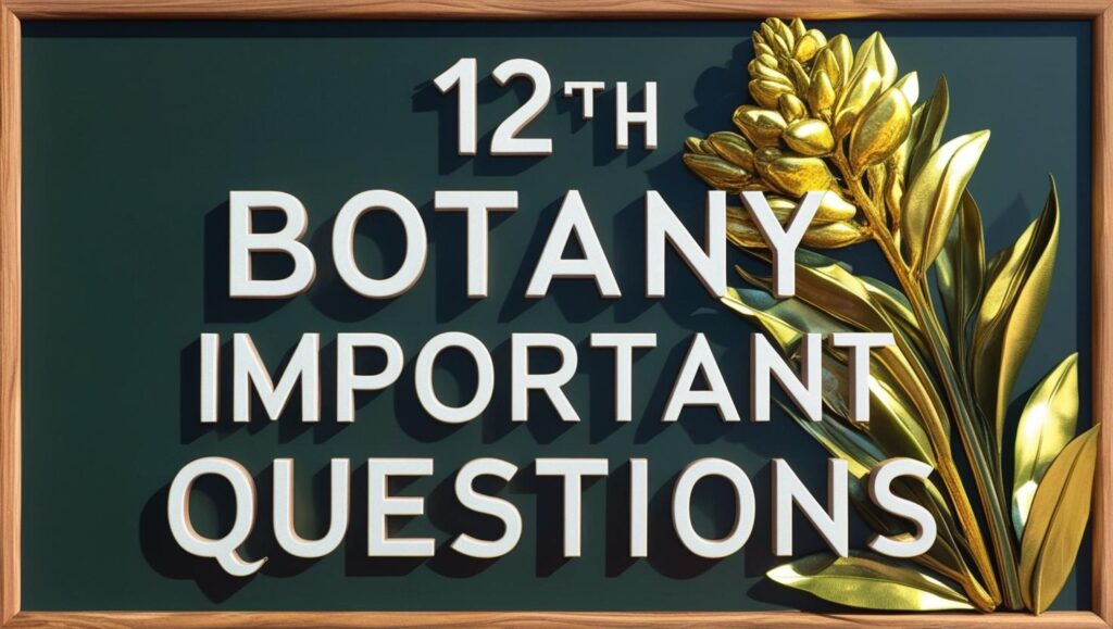 12th Botany Important Questions 2025 – 2, 3 & 5 Marks Guide